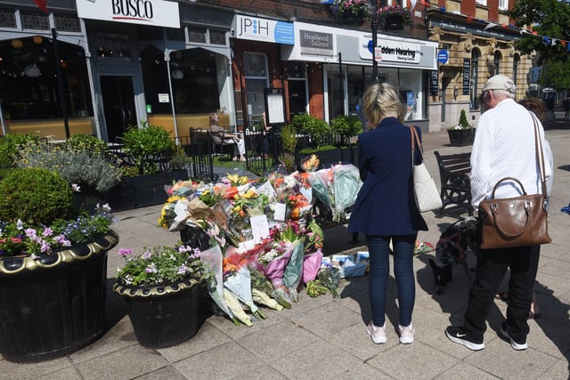 Floral Tributes Left For Lytham Attack Victim Matthew Guthrie Who Died