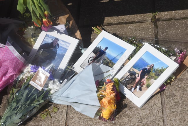 Floral Tributes Left For Lytham Attack Victim Matthew Guthrie Who Died
